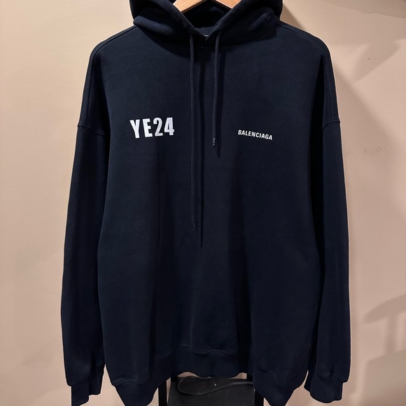 Balenciaga | Shirts | Balenciaga Defile French Oversized Ye24 22 Black ...